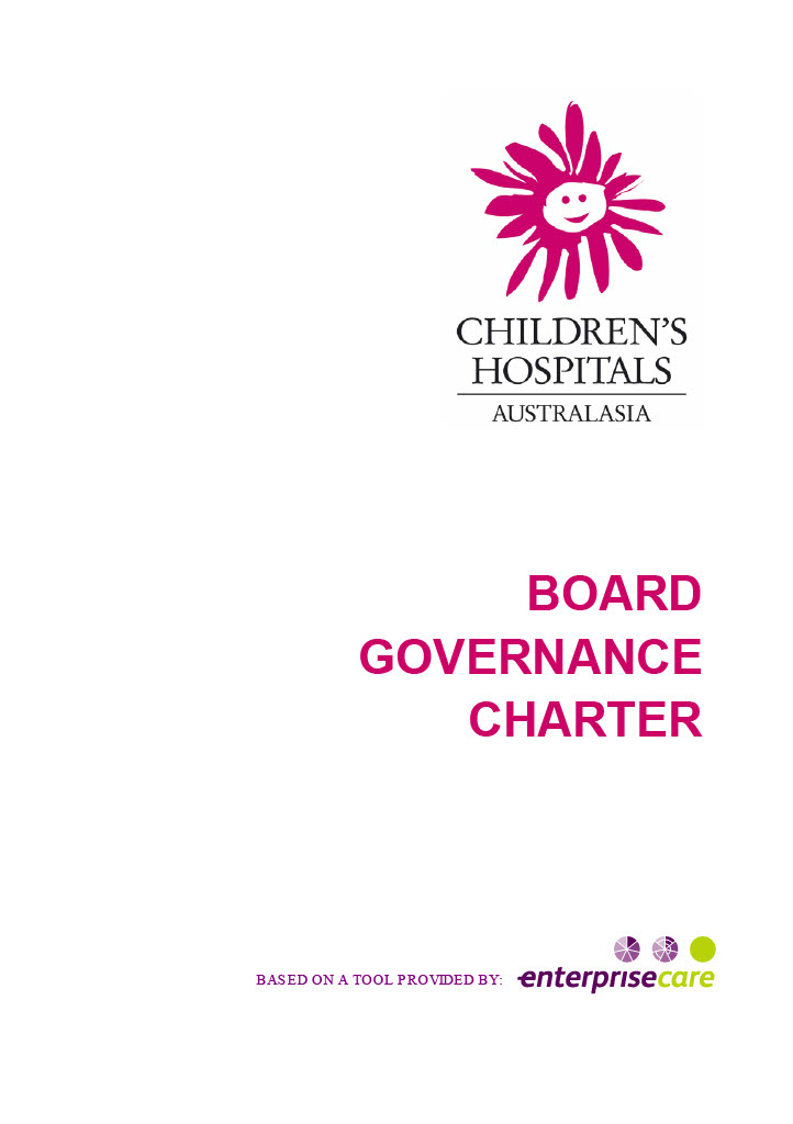 Our Constitution and Governance Charter – Children's Healthcare Australasia